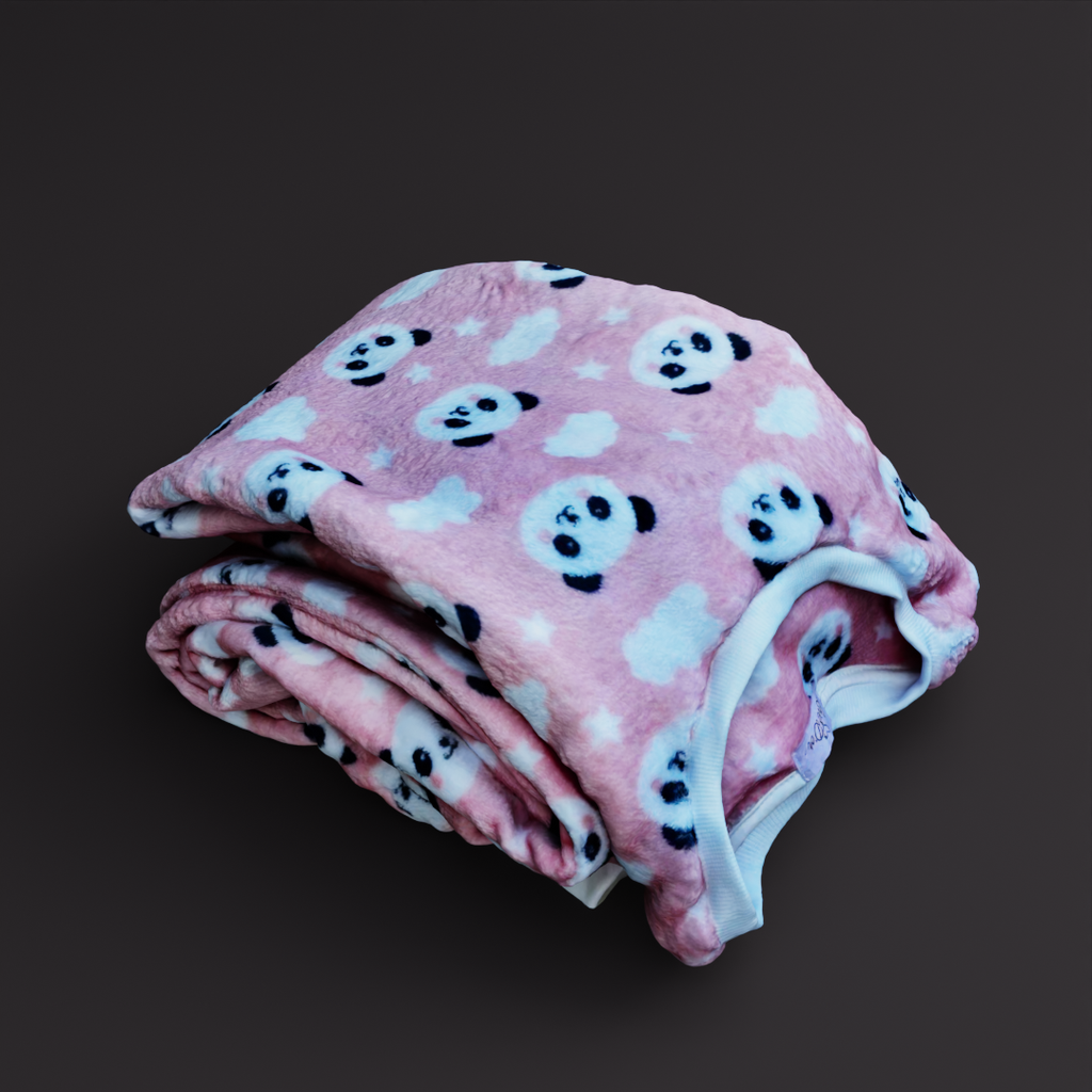 Folded Panda Pajama Set | Fabrics models | BlenderKit