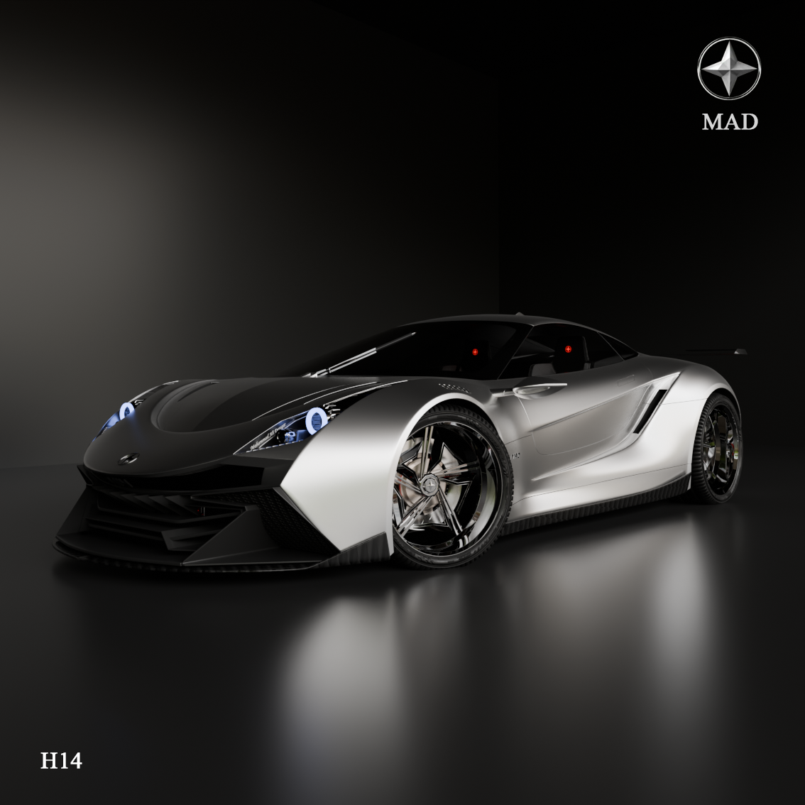 MAD H14 sport car | FREE Luxury Cars models | BlenderKit