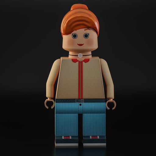LEGO Woman | Women models | BlenderKit