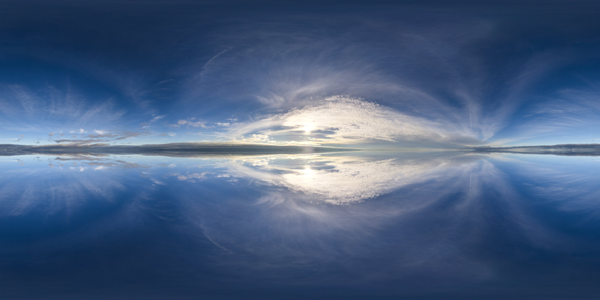 Infinite Real Sky - Cloudy Evening | Nature HDRis | BlenderKit