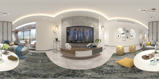 Living room | Interiors HDRis | BlenderKit
