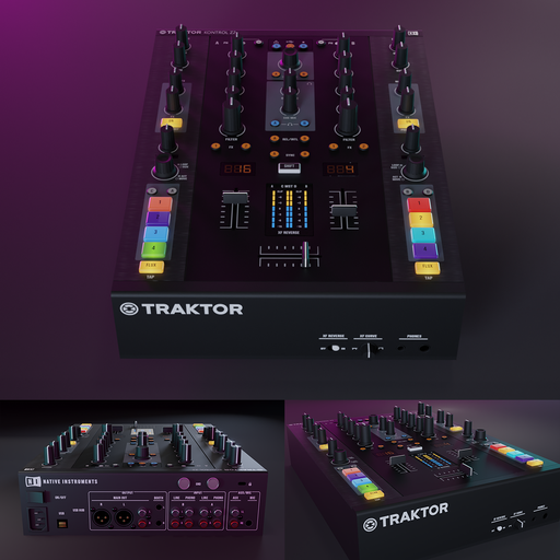 DJ Traktor Kontrol Z2 | Audio Devices models | BlenderKit