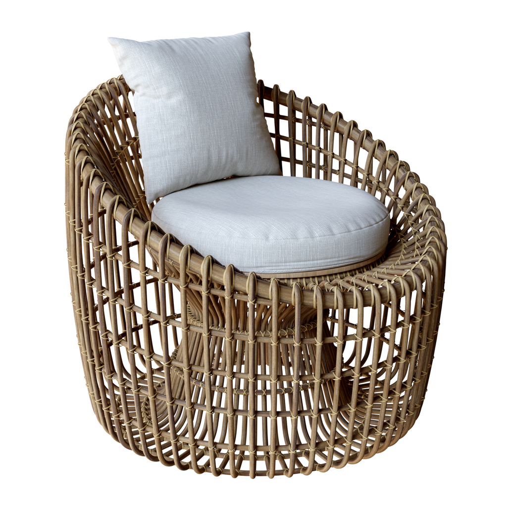 Barrel Chair Nest | Outdoor Furniture models | BlenderKit