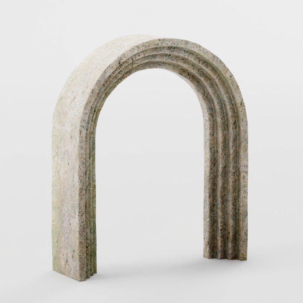 Medieval Archway | Architectural Structures models | BlenderKit