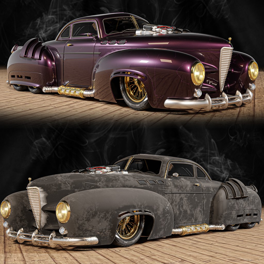 Classic in future sprt car | Concept Cars models | BlenderKit