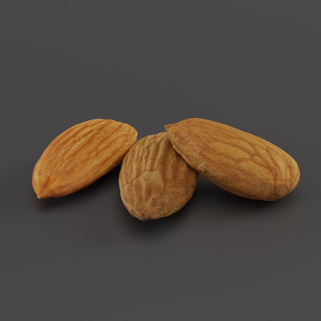 Almonds | Fruit & Vegetables models | BlenderKit