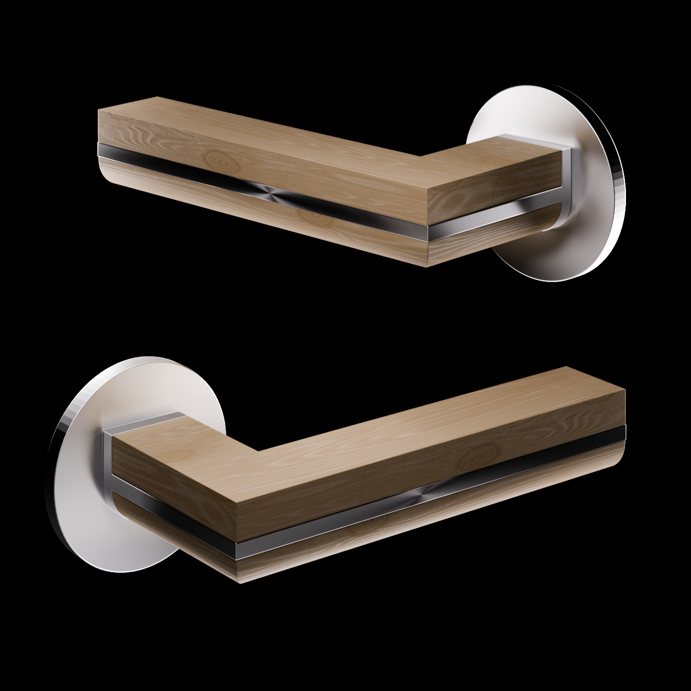 Two Door Handle | FREE Doors models | BlenderKit