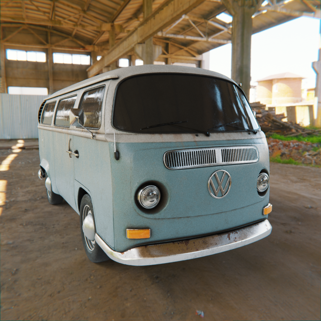 Volkswagen Kombi | FREE Modern Cars models | BlenderKit