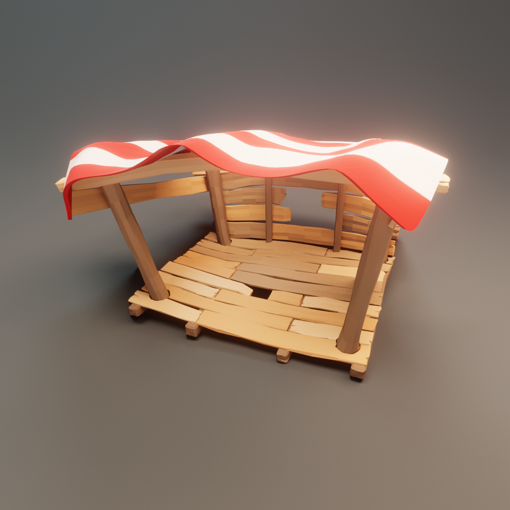 LP light shack | FREE Buildings models | BlenderKit