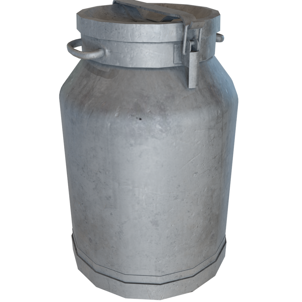 Vintage Soviet Milk Can | FREE Interior Decorations models | BlenderKit