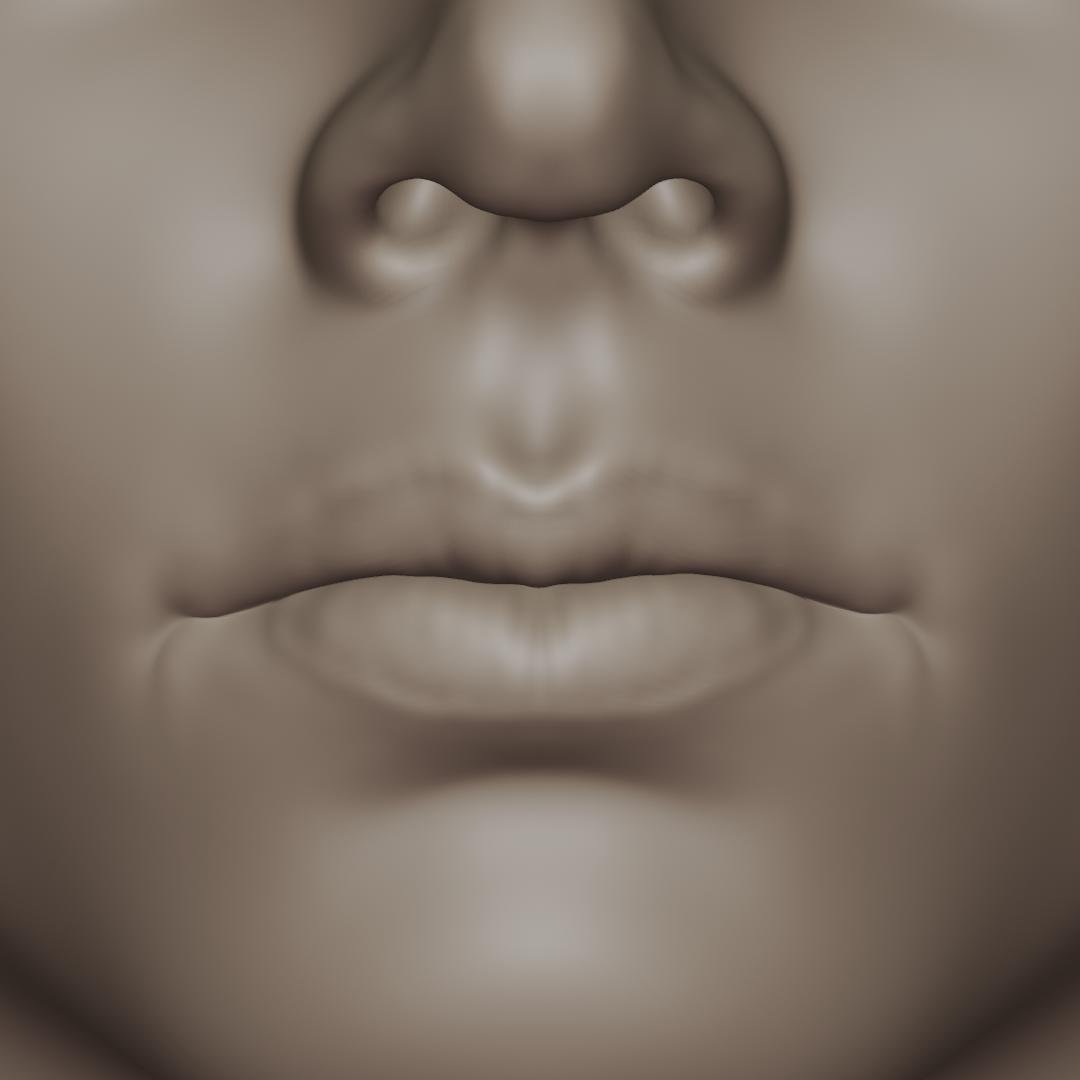 Generic Male Lips Realistic | FREE Human Face brushes | BlenderKit