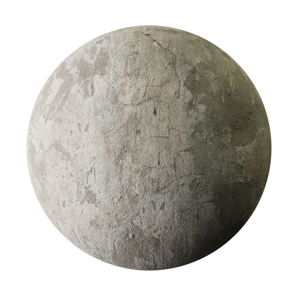 Dirty Concrete | FREE concrete materials | BlenderKit