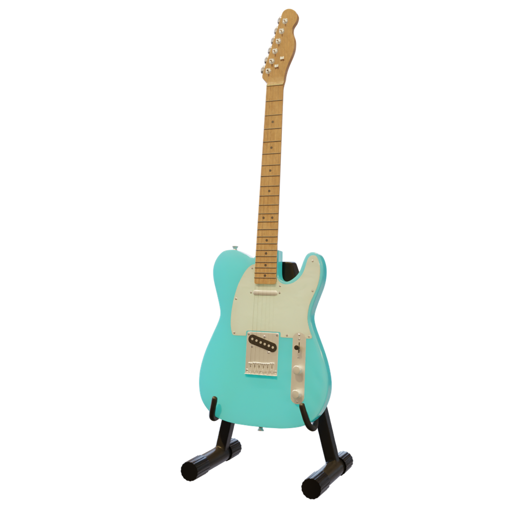 Fender Telecaster - Aqua | Musical Instruments models | BlenderKit
