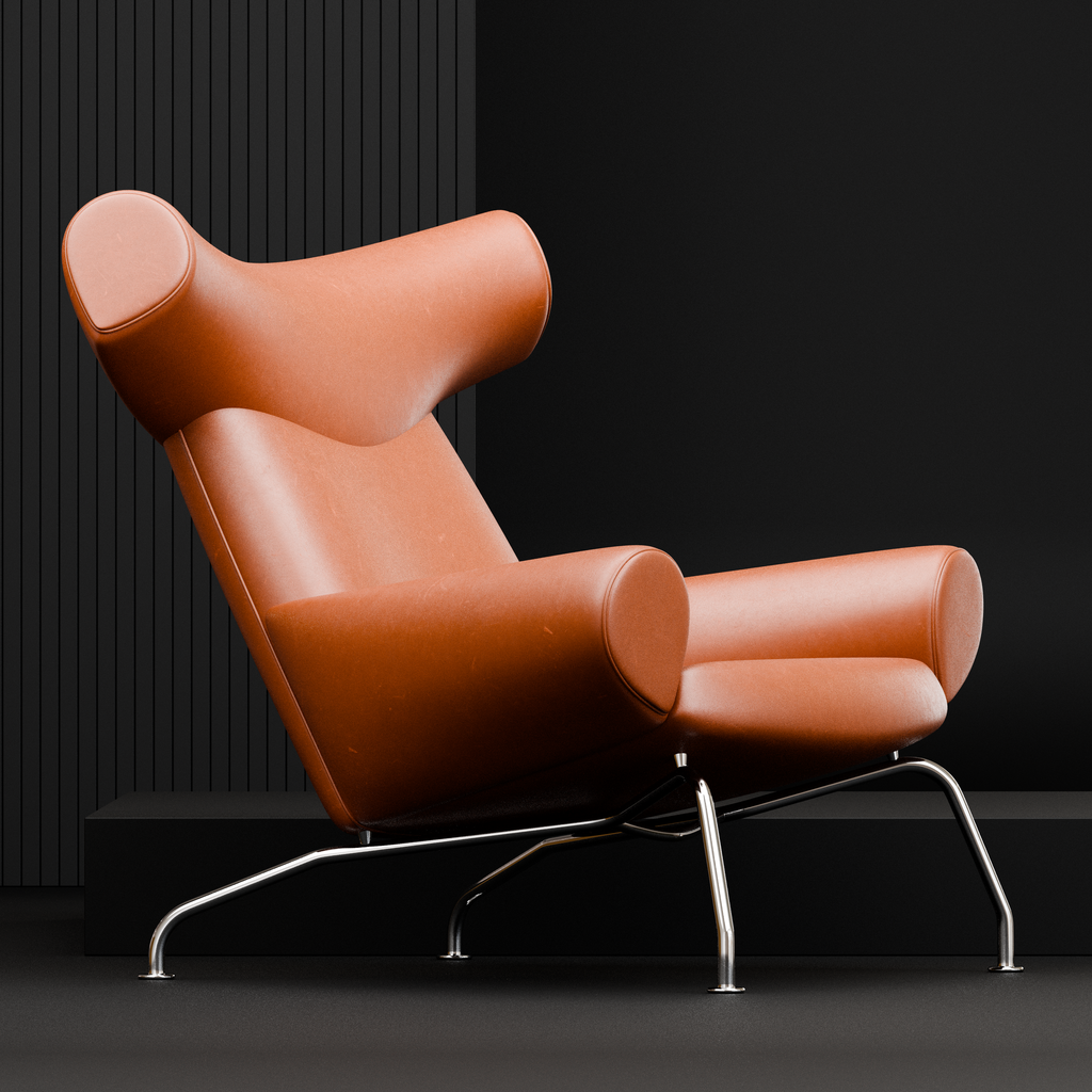 Wegner Ox Chair | Chairs models | BlenderKit