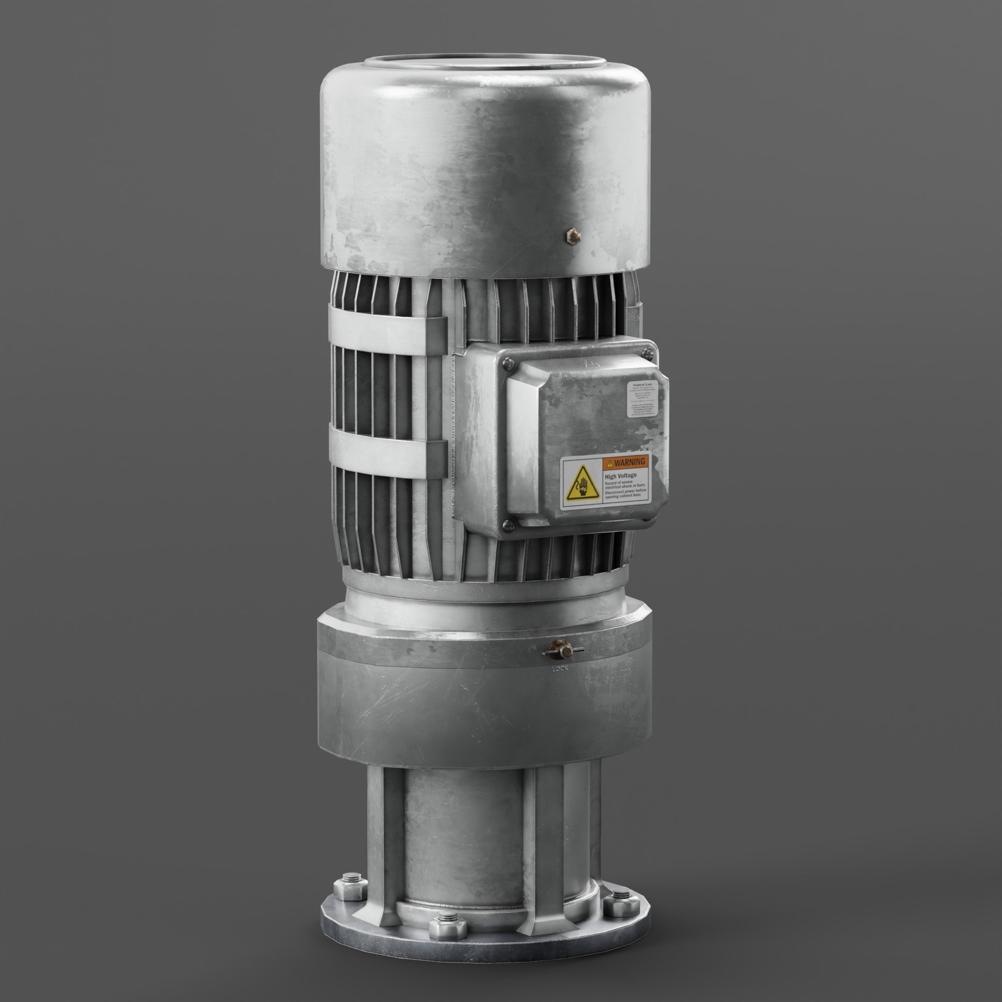 Industrial Electric Motor | Industrial Machinery models | BlenderKit