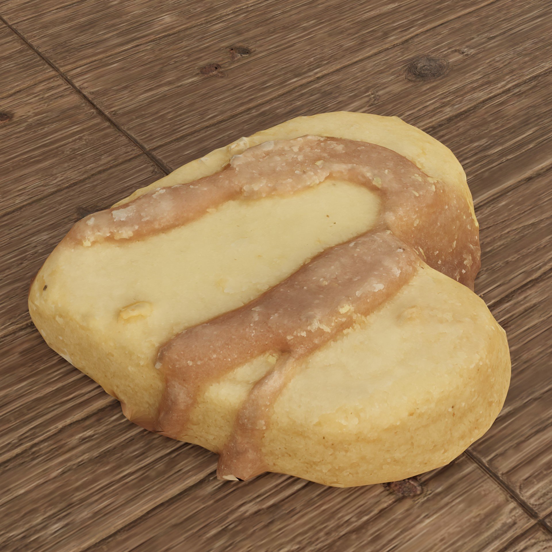 Heart biscuit | FREE Sweets / Desserts models | BlenderKit