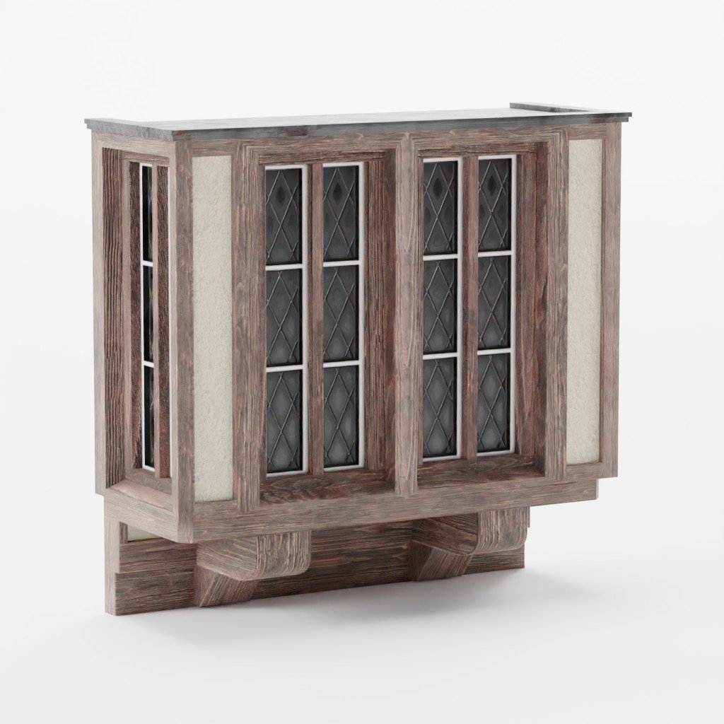 Bay WIndow | Windows models | BlenderKit