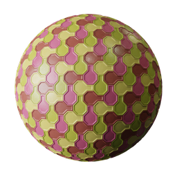 Octagonal Interlock Tiles | FREE tiles materials | BlenderKit