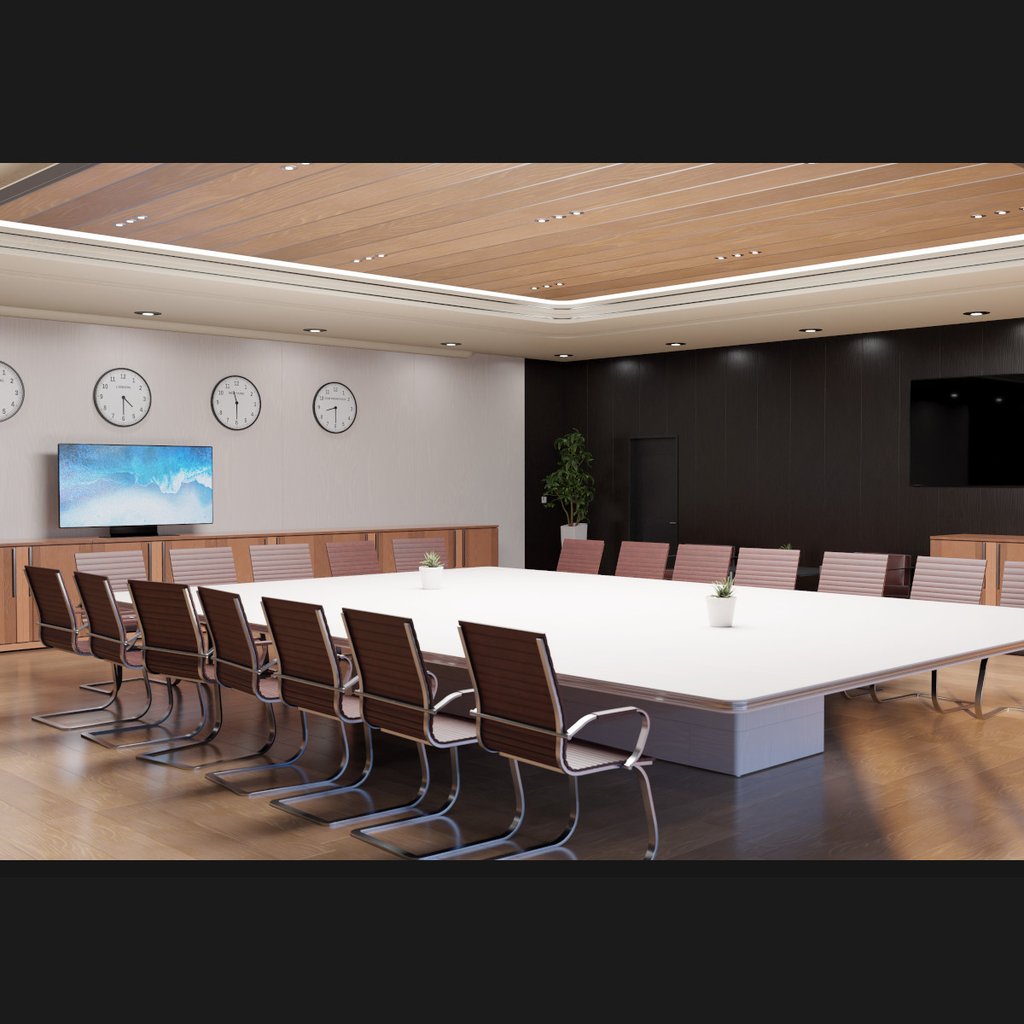 Modern Conference Room | Public scenes | BlenderKit