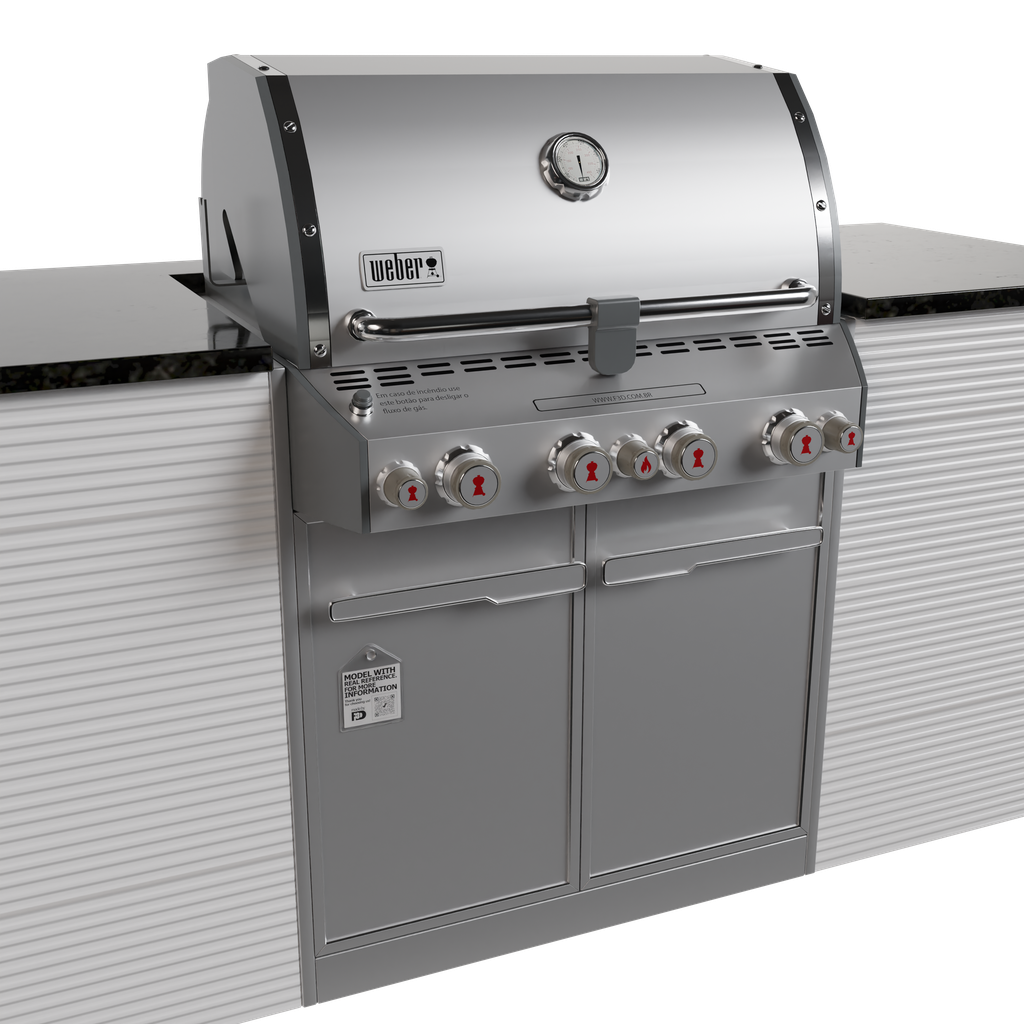 Weber Summit S-460 | Kitchen Sets models | BlenderKit