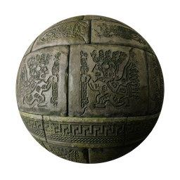 Mayan Tile | FREE tiles materials | BlenderKit