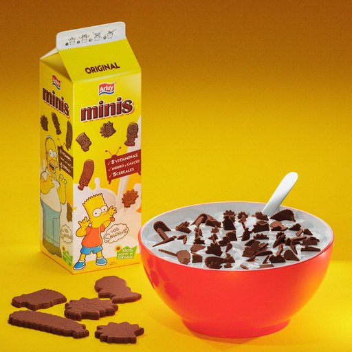 Simpsons cereals | Mockup scenes | BlenderKit