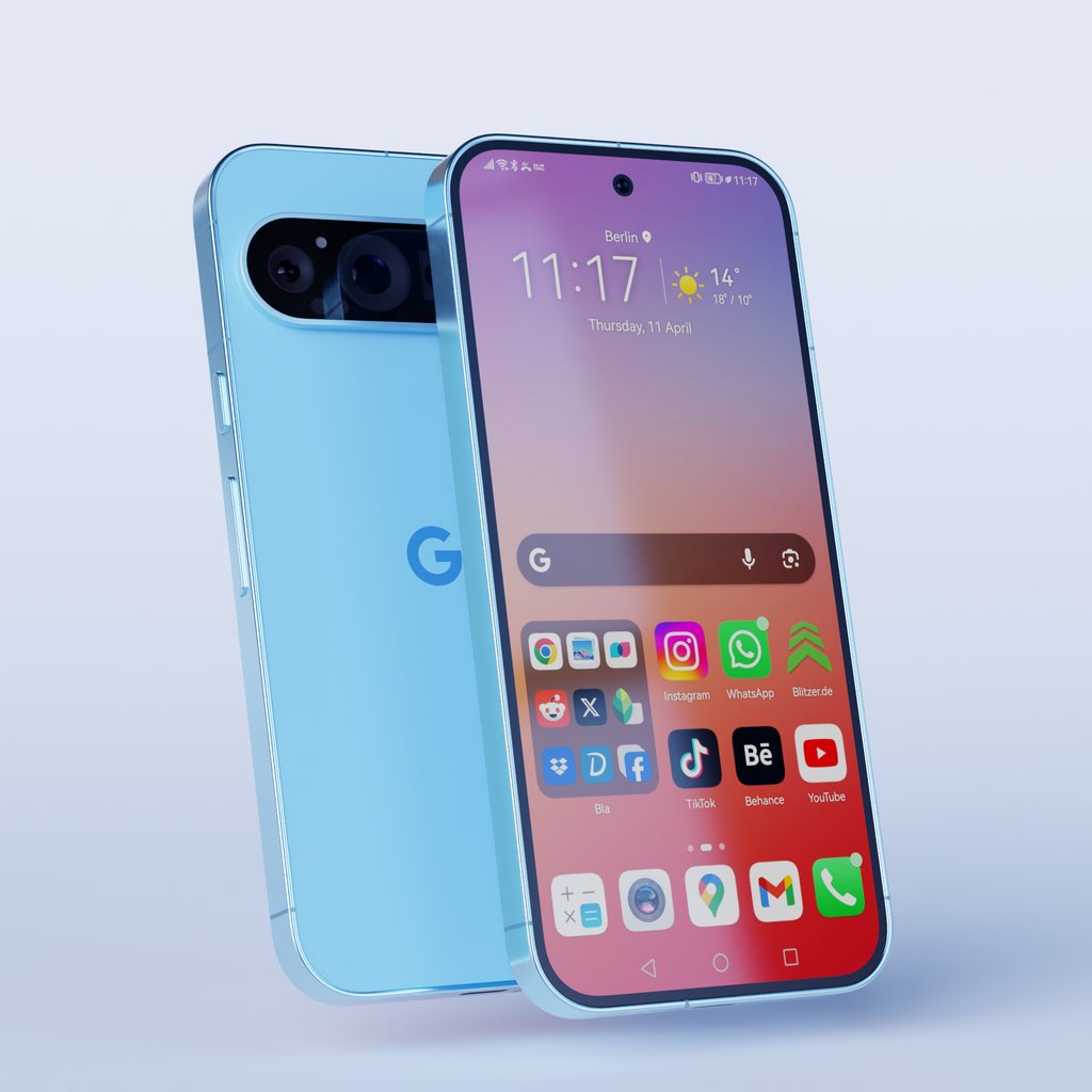 Google Pixel 9 | Smartphones models | BlenderKit