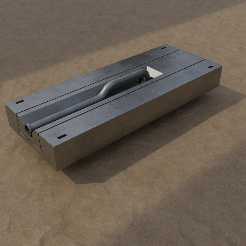 Sci-Fi Industrial Conduit Panel | Industrial parts models | BlenderKit