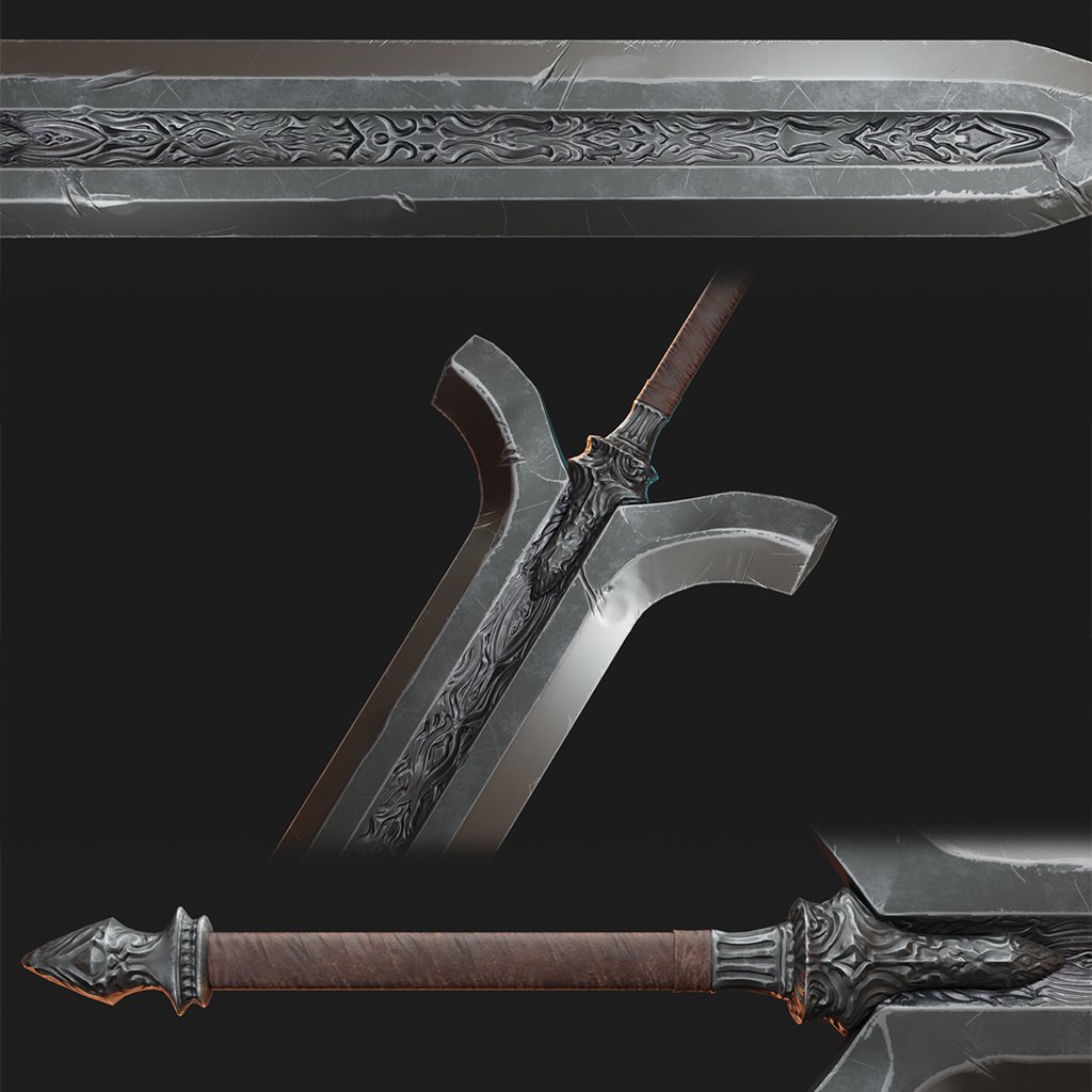 BroadSword | FREE Historical Weapons models | BlenderKit