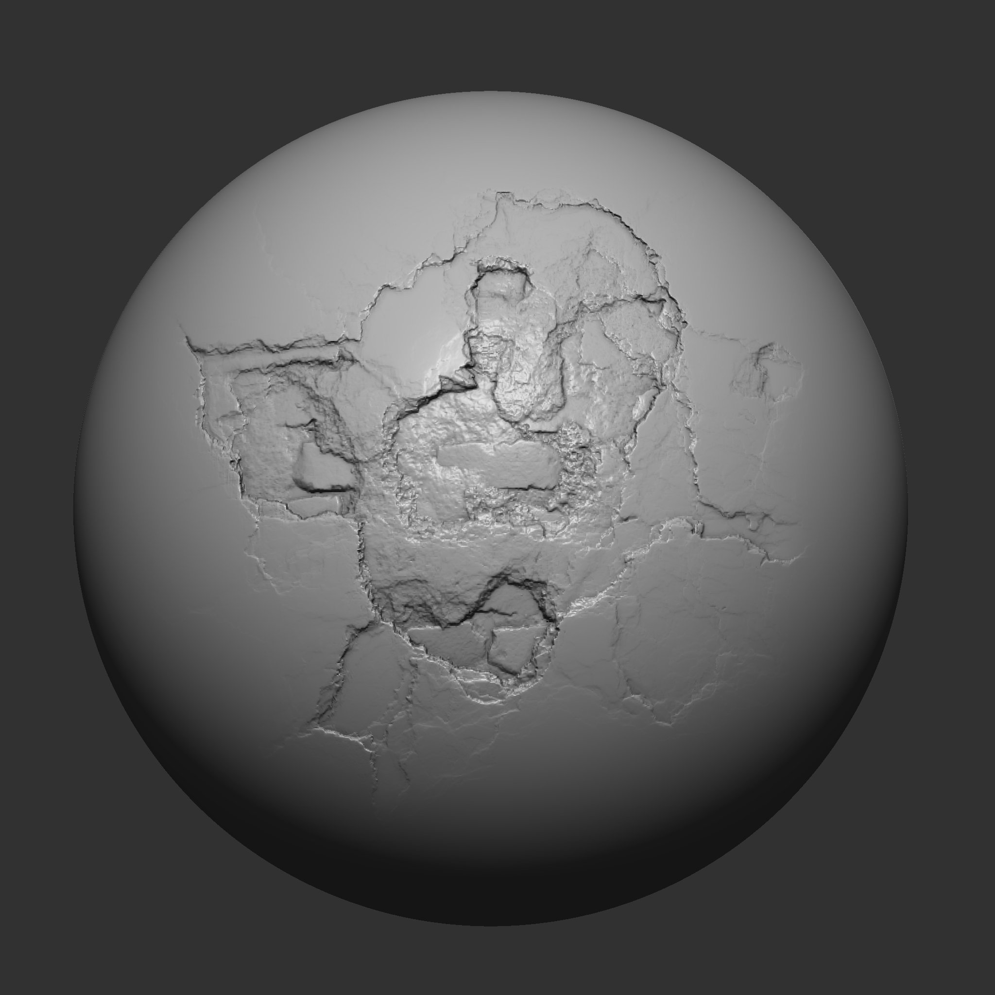 NS Plaster Damage brick layered | plaster brushes | BlenderKit