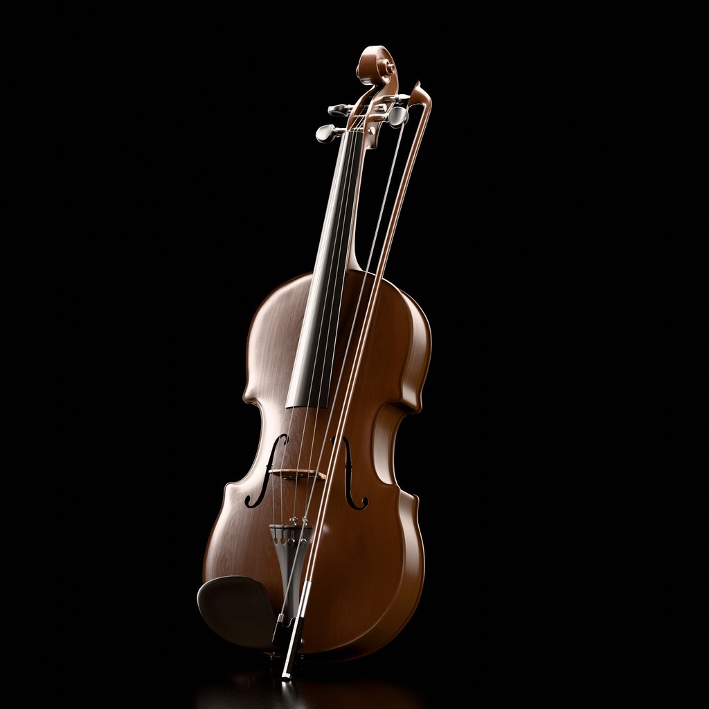 Violin | Musical Instruments models | BlenderKit