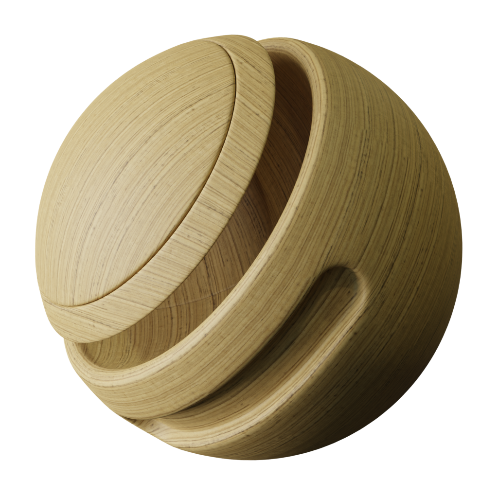 Ovankol Wood Fine | FREE wood materials | BlenderKit
