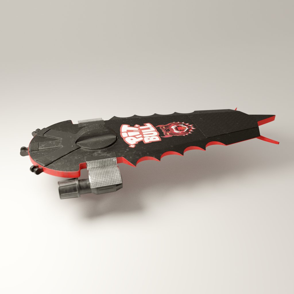 Griff's Pitbull Hoverboard | FREE Private Jets 3D Models models ...