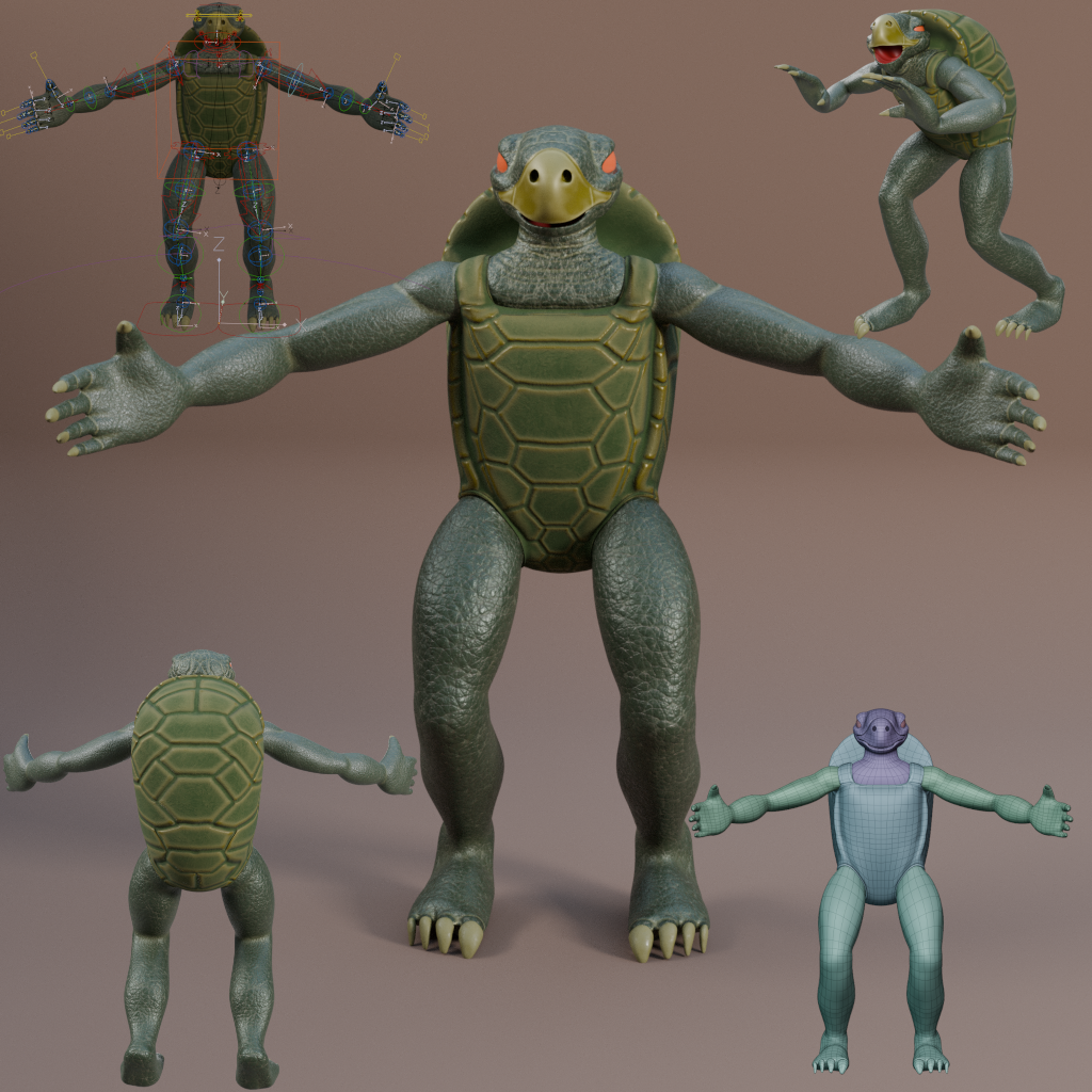 Frog Model (White-bellied Tree Frog) | FREE Reptiles models | BlenderKit