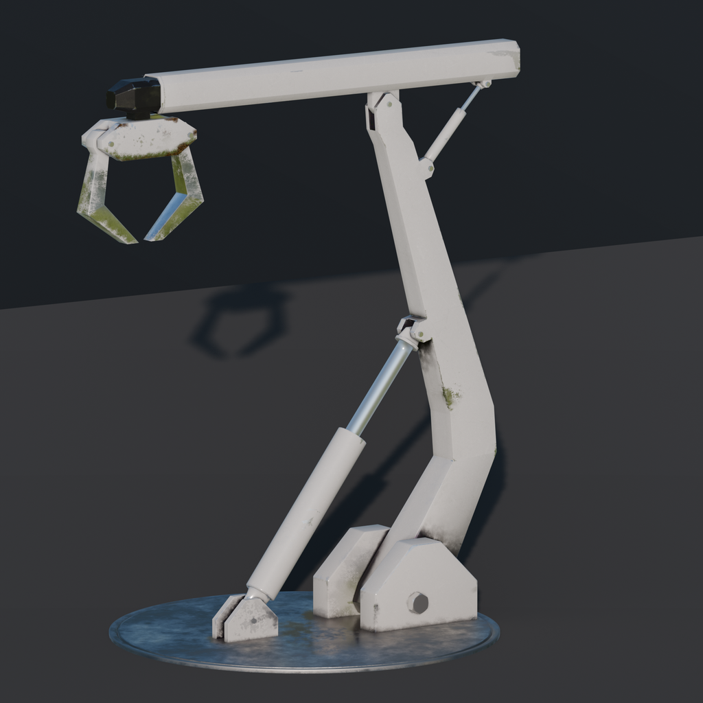 Industrial Sci Fi crane | Robotics models | BlenderKit