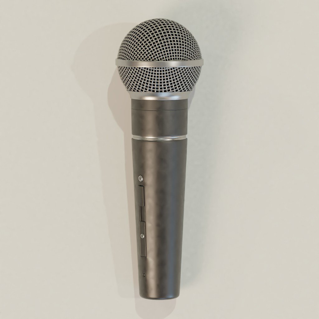 BlenderKit: Download the FREE Microphone model