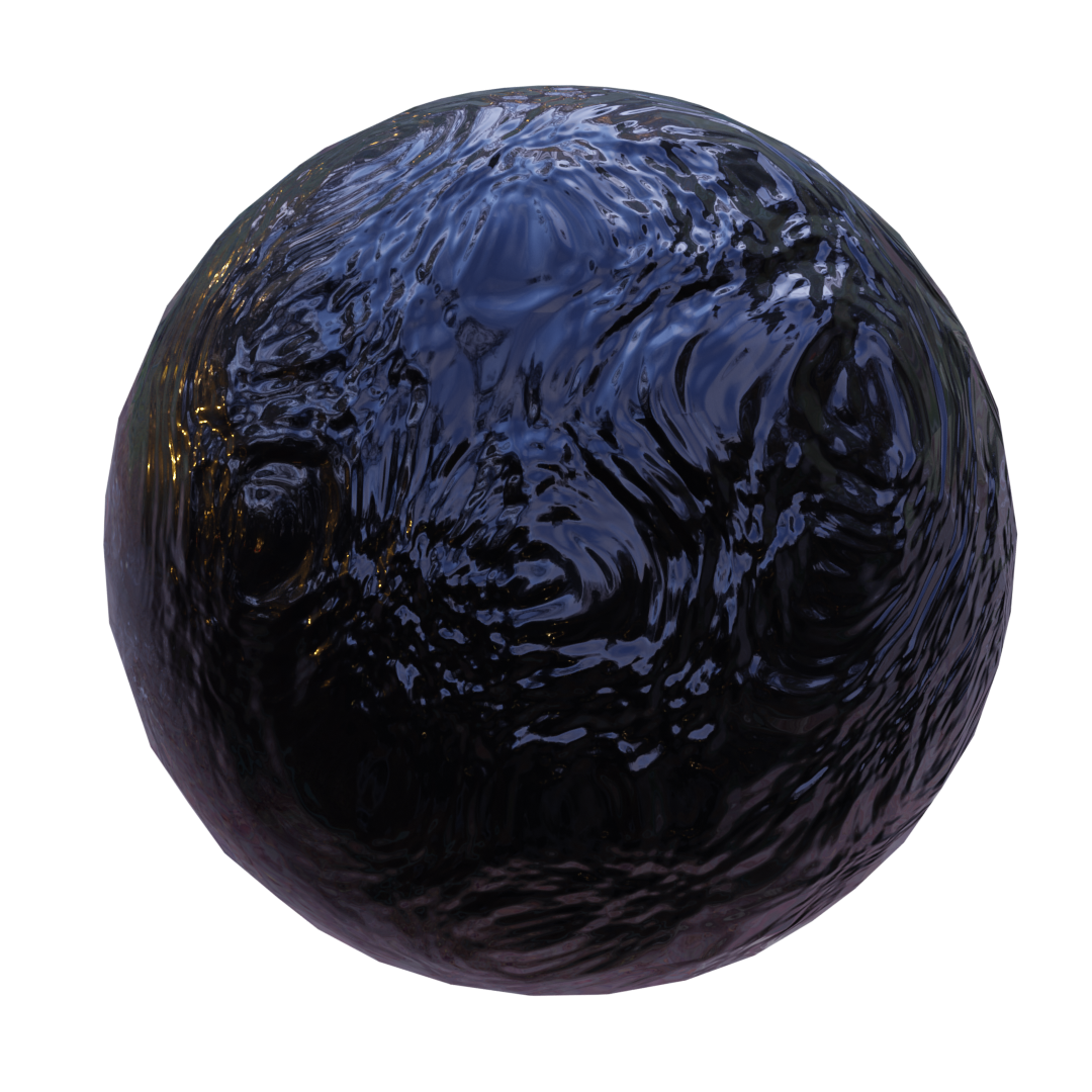 Obsidian procedural | FREE stone materials | BlenderKit