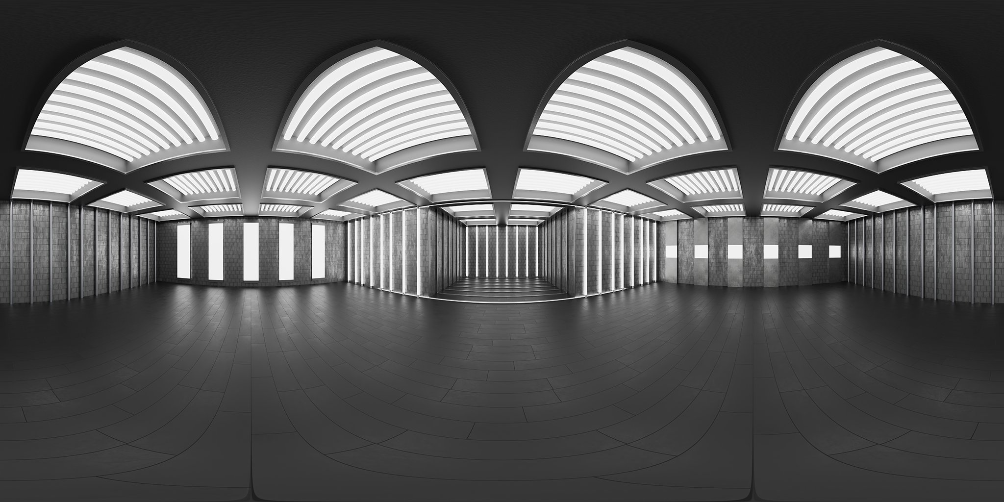 Studio HDRi - Line Lighting Room | Studio HDRis | BlenderKit