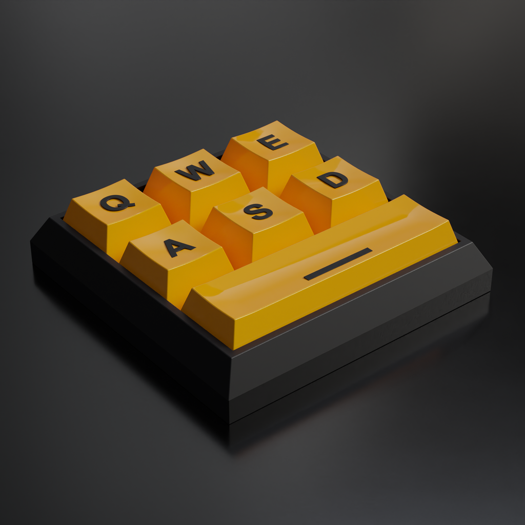 WASD Keyboard Pc | FREE 3D Keyboard models | BlenderKit