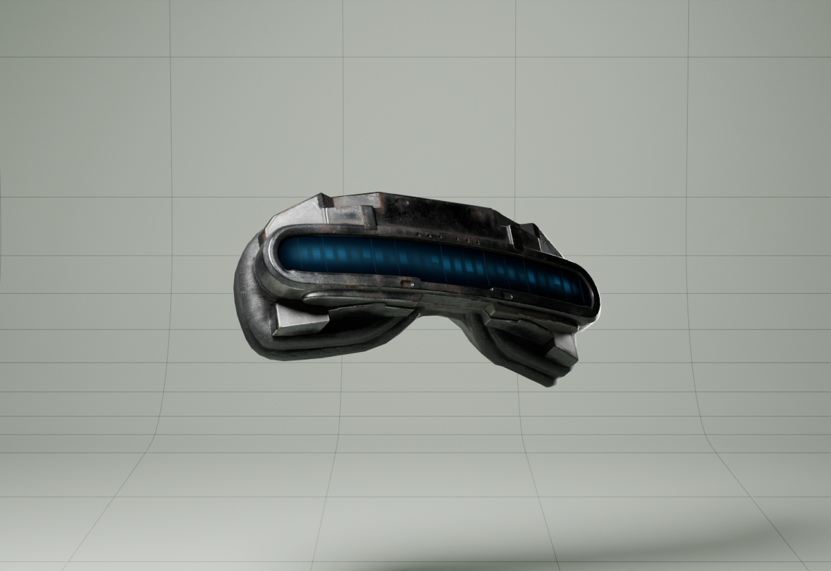 Futuristic Sci-Fi Tactical Goggles | Sci-Fi Weapons models | BlenderKit