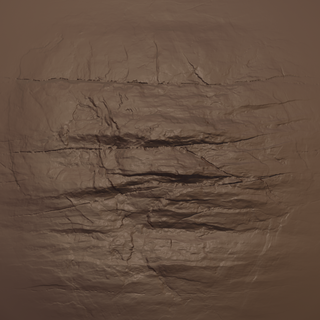 Rock Rugged Brush Strata Cliff | rock brushes | BlenderKit