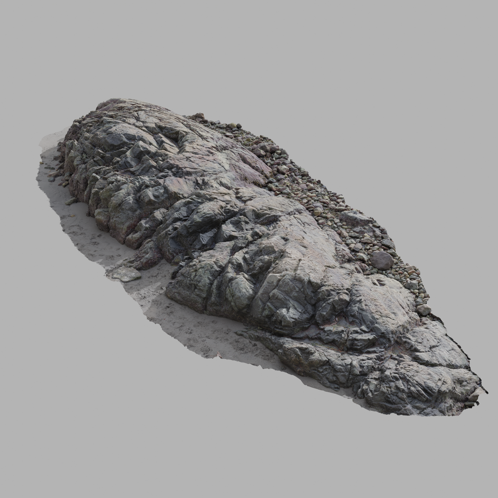 Rock on Ocean Shore | Environment Elements models | BlenderKit