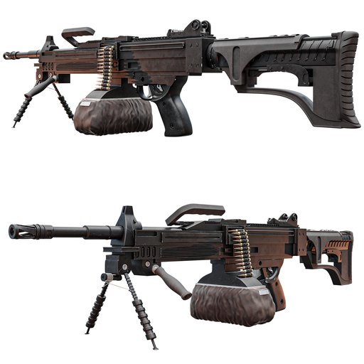 Negev LMG | Modern Weapons models | BlenderKit