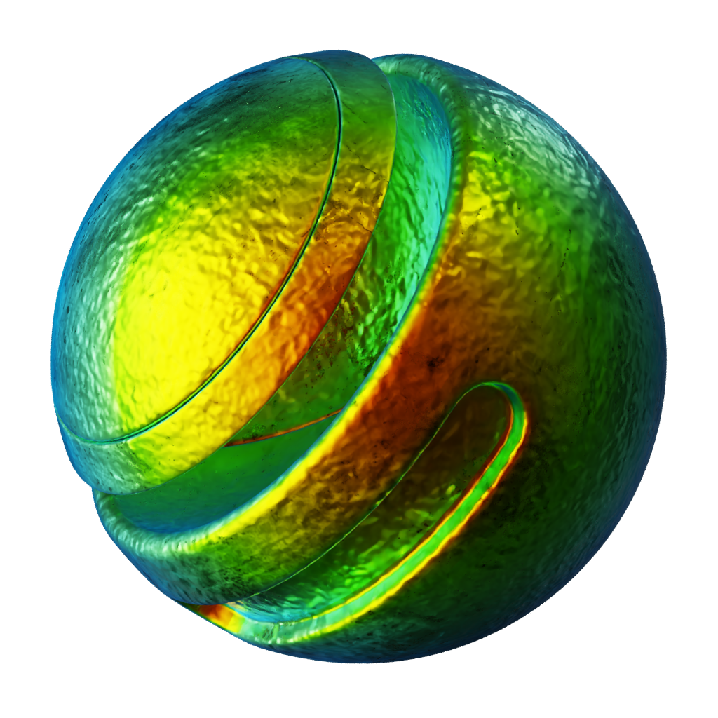 Iridescent Metal Green Rough | FREE metal materials | BlenderKit