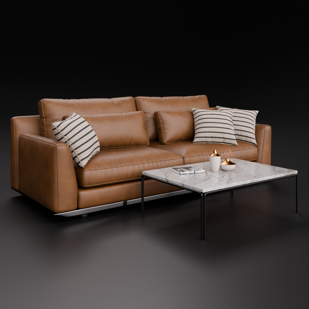 Sofa Ellington 3 seater | Sofas models | BlenderKit