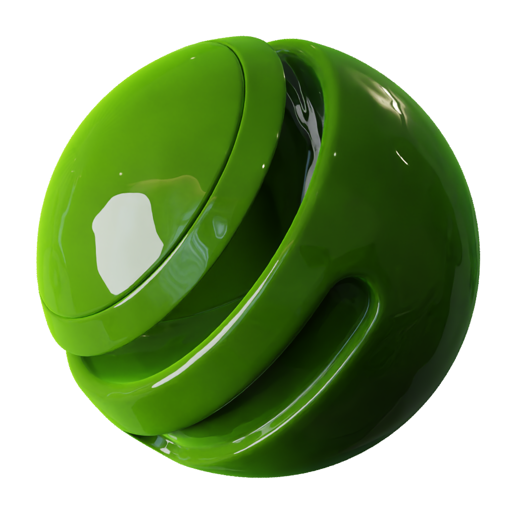Glazed Ceramic Green | FREE ceramic materials | BlenderKit