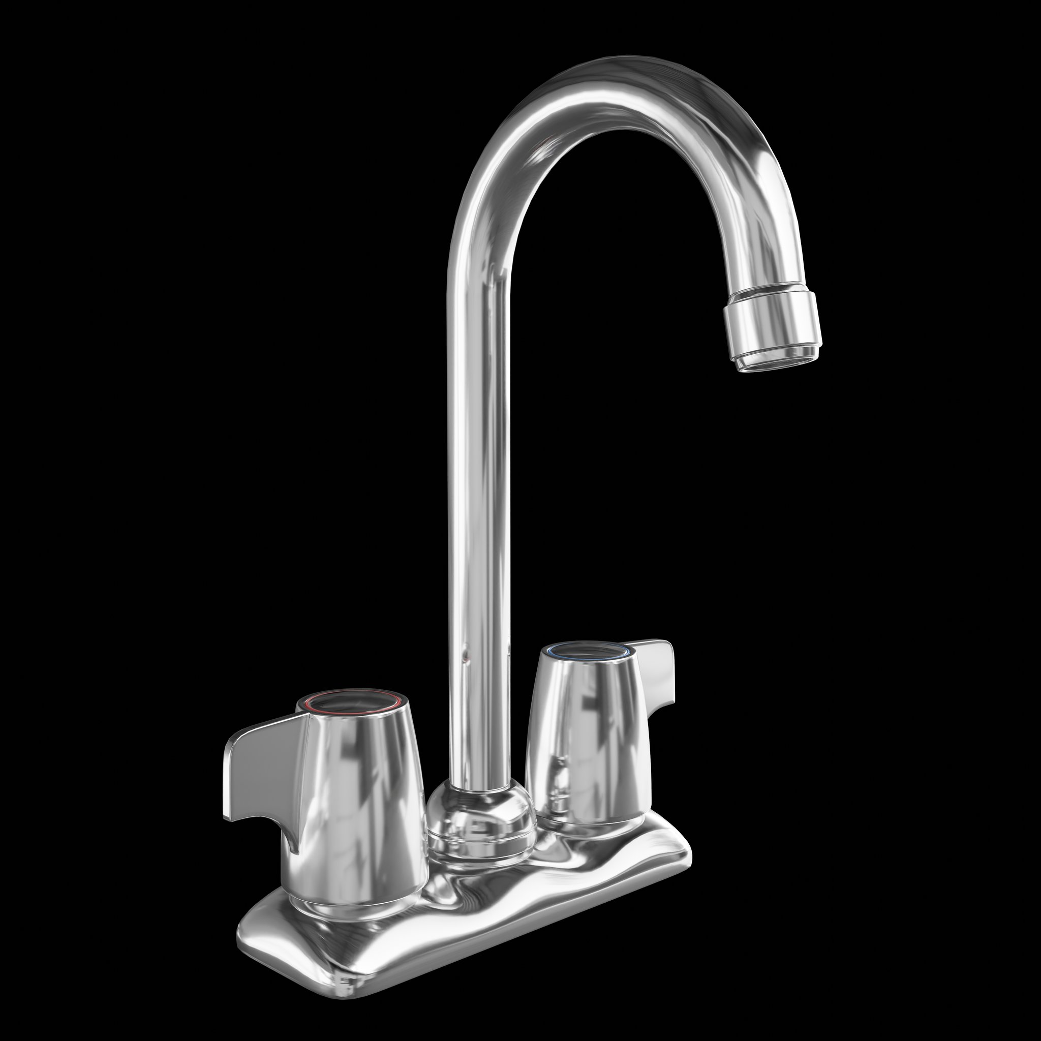 MOEN Two Handle Bar Faucet | Kitchen Faucets models | BlenderKit