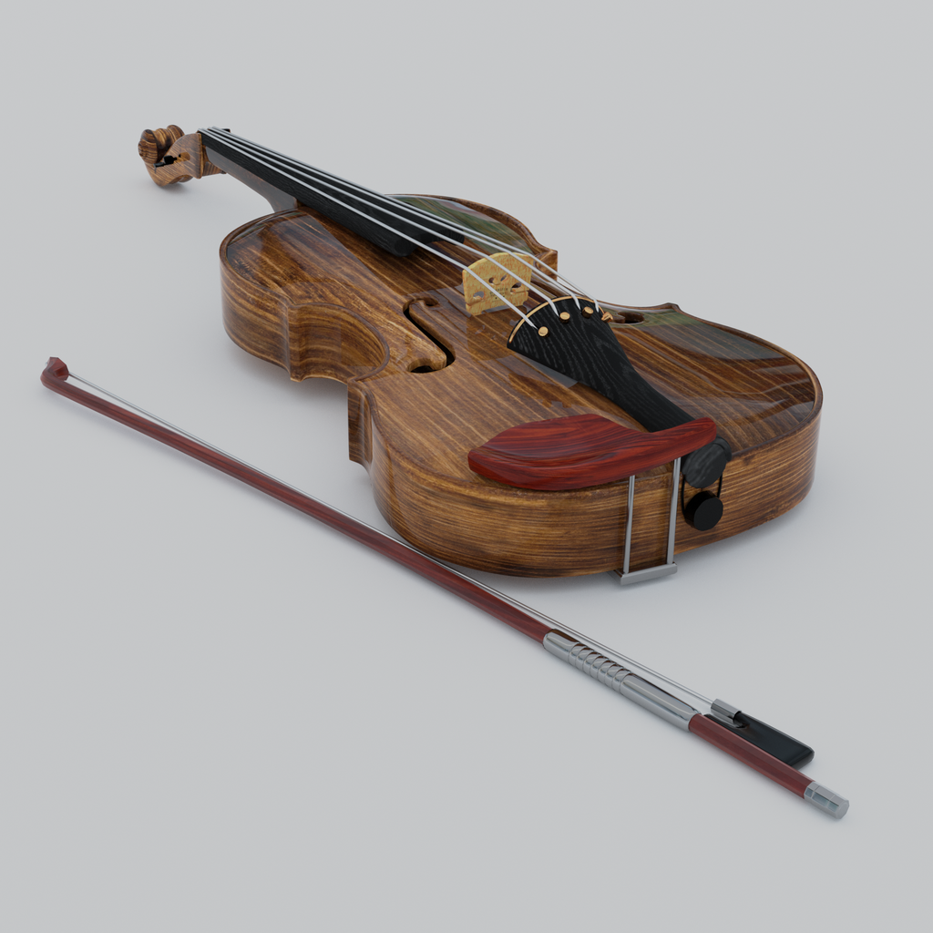Electric Guitar | FREE 3D Instruments models | BlenderKit