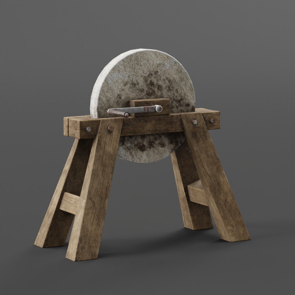 Grinding wheel | Handtools models | BlenderKit