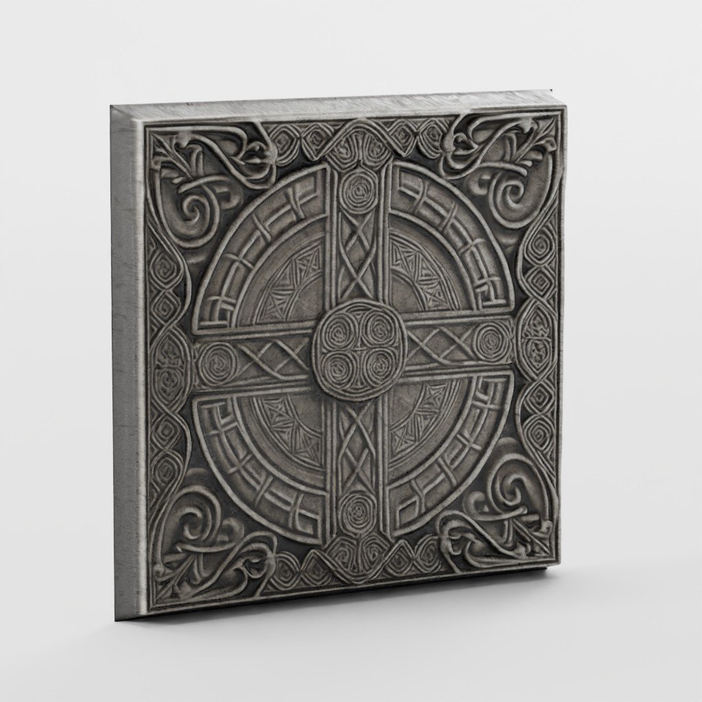 Celtic Relief | Molding / Carving models | BlenderKit